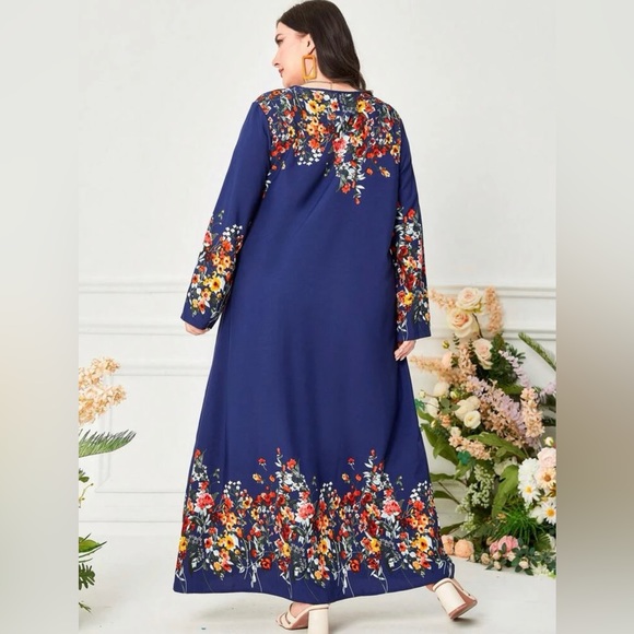 Dresses | Mulvari Plus Floral Print Tunic Dress | Poshmark